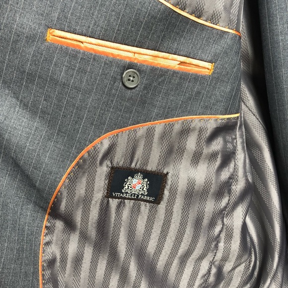 Vitarelli | Suits & Blazers | Mens Grey Italian Suit Jacket | Poshmark